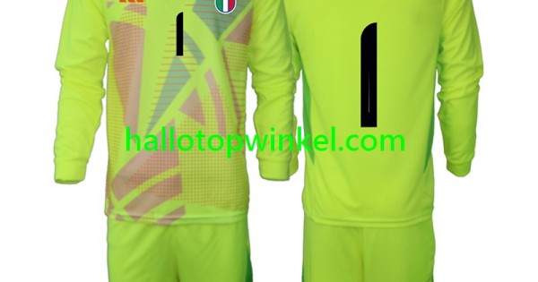 Italië Voetbalshirt Donnarumma 1 Doelman Kleuters/Kids Thuis Tenue Euro ...