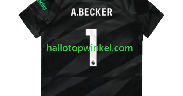 Liverpool Voetbalshirt A.Becker 1 Doelman Heren Uit Tenue 2023-2024 ...