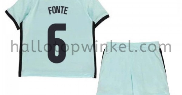 Portugal Voetbalshirt Jose Fonte 6 Kleuters/Kids Uit Tenue EK 2020 ...